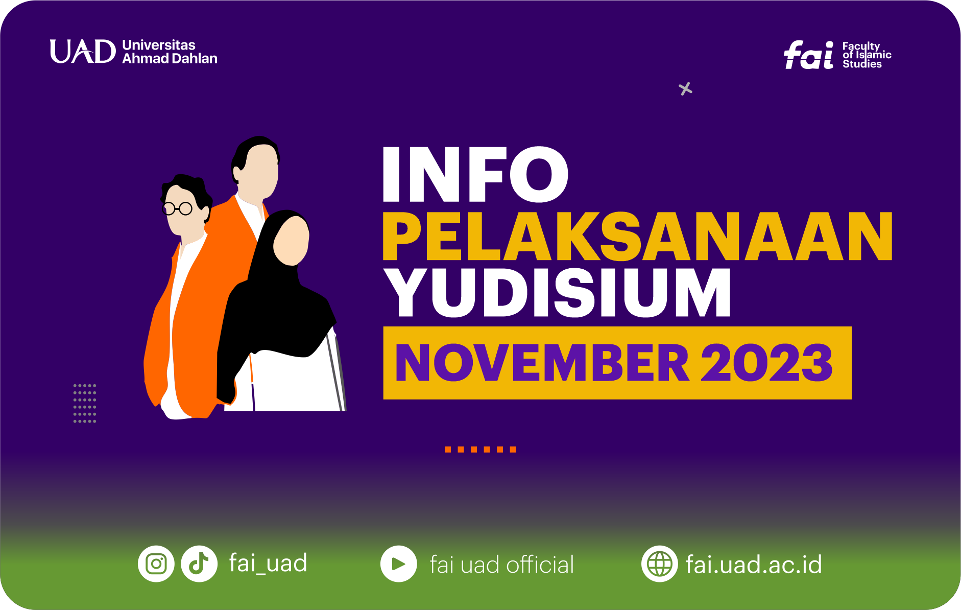 PELAKSANAAN YUDISIUM PERIODE NOVEMBER 2023 - Fakultas Agama Islam ...