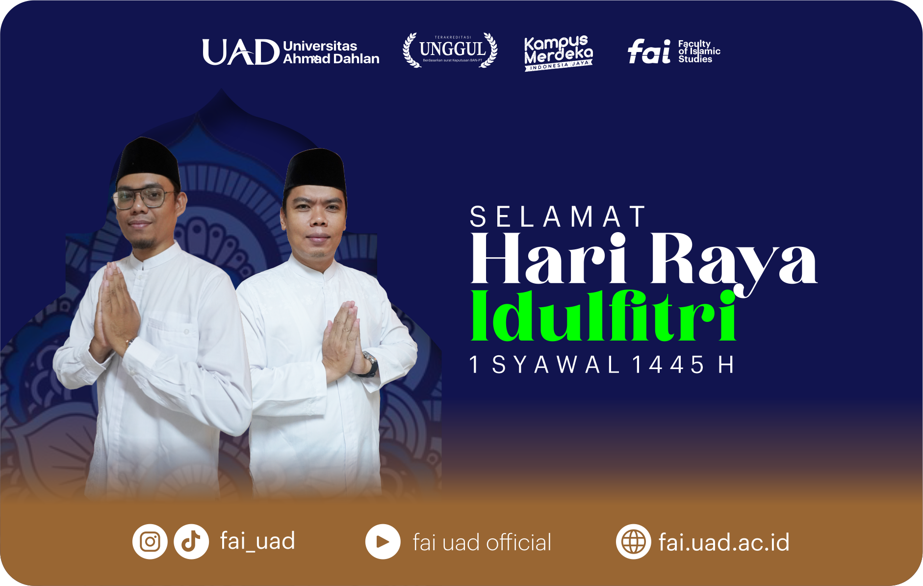 Selamat Hari Raya Idul Fitri 1445 H - Fakultas Agama Islam Universitas Ahmad Dahlan
